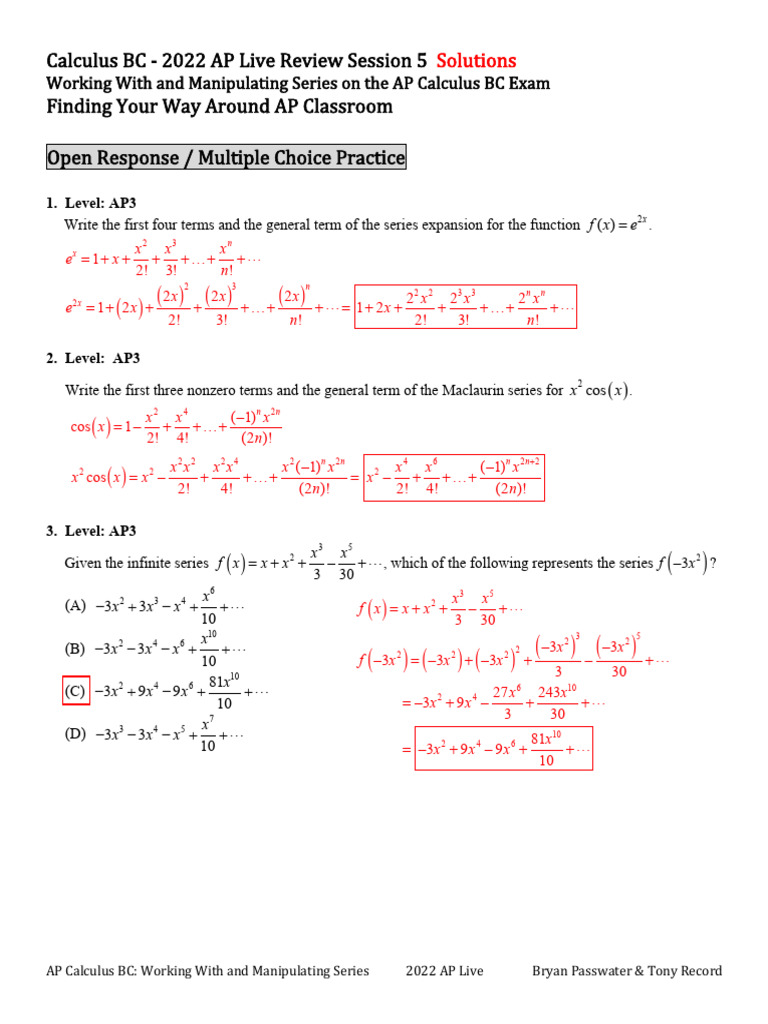 APCalculusBCKeyRed LiveReviewSession5 ...