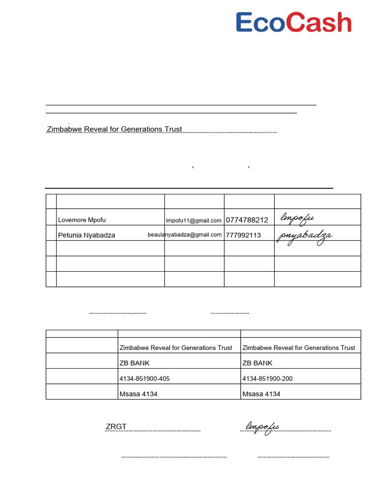 Mandate Form | PDF