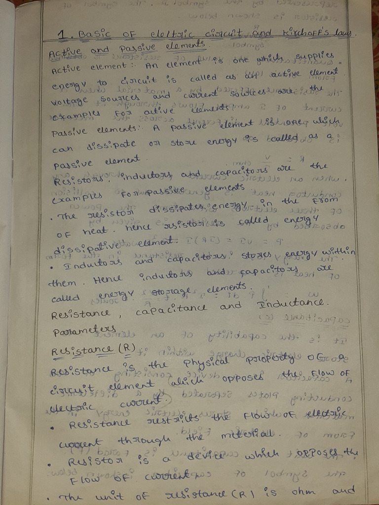 2nd Year 3rd Sem Network Analysis Notes | PDF