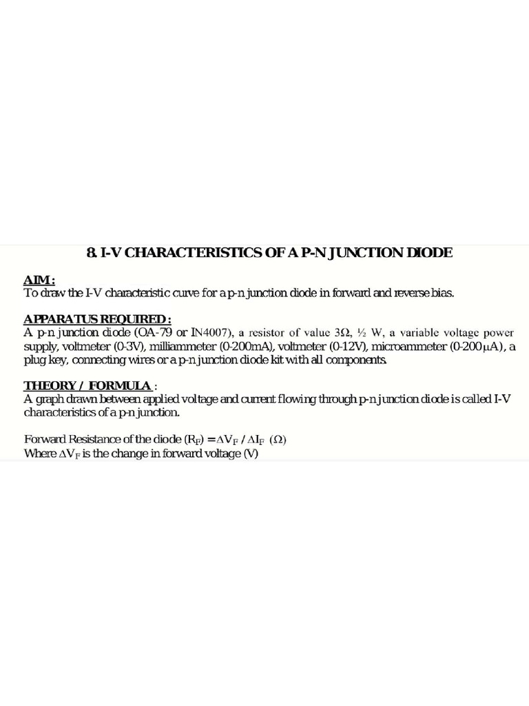 PN Junc | PDF