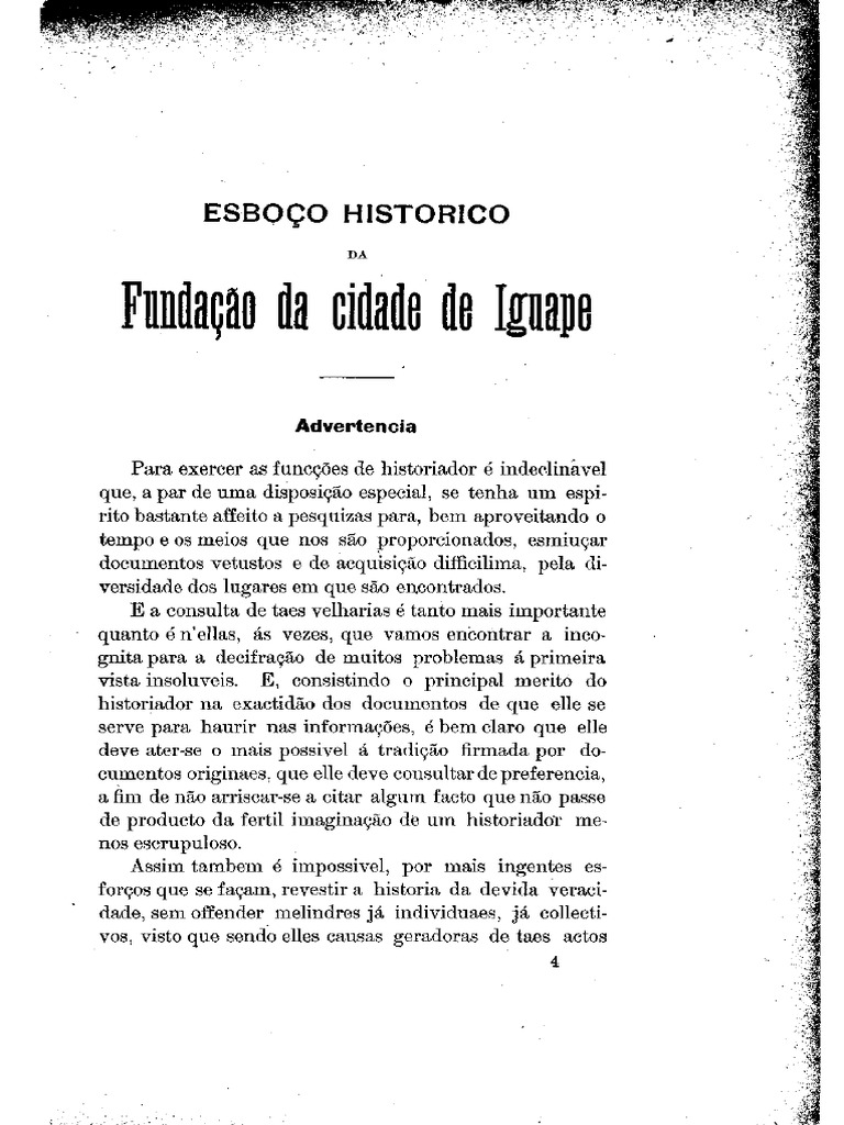 Esboco Historico Da Fundacao Da Cidade de Iguape | PDF | Cristóvão ...