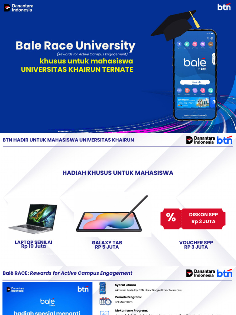 EXTERNAL UNIV - Materi Balé RACE Rewards For Active Campus Engagement1 ...