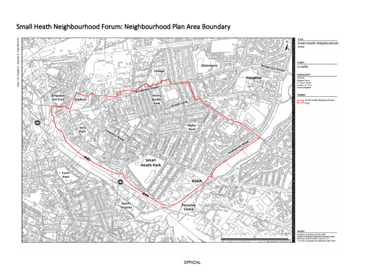 Appendix 1 Map of Small Heath Neighbourhood Forum Proposed Area | PDF