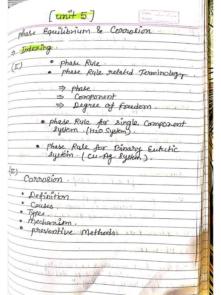Eng.chem.unit 5.pdf | PDF