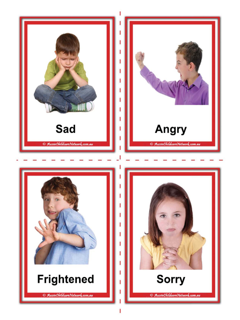 Feelings Flashcards Set3 | PDF