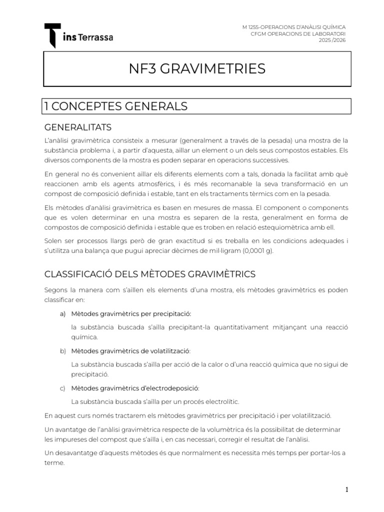 Dossier NF3 M1255 2526 Gravimetries | PDF