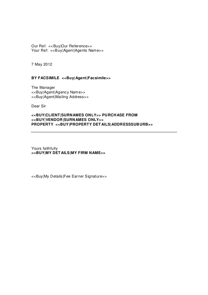 Property Purchase Confirmation Letter | PDF