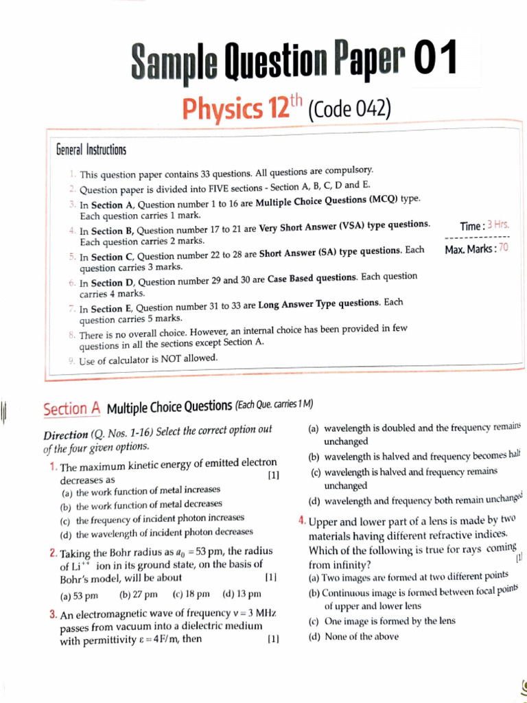 Physics Sample Edited | PDF