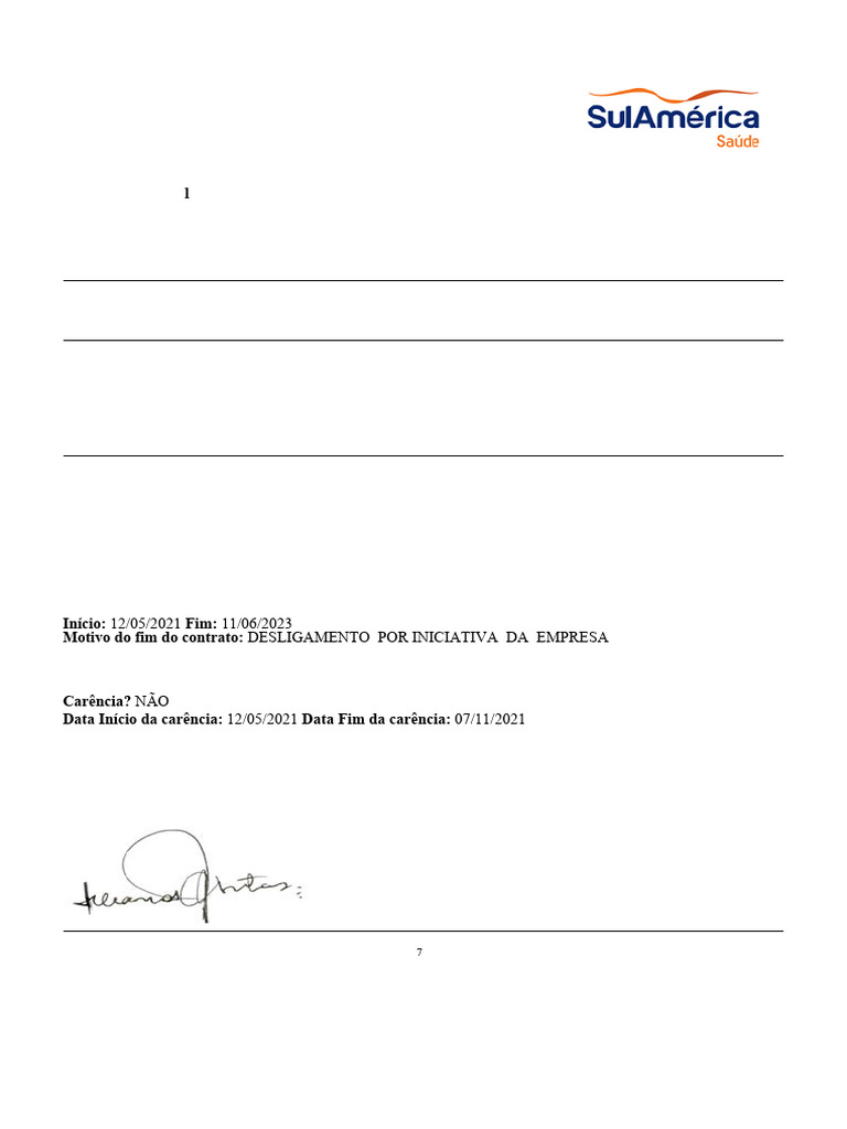 Carta de Permanencia - SANDRA LIA PETIT MARCHI | PDF | Seguro ...