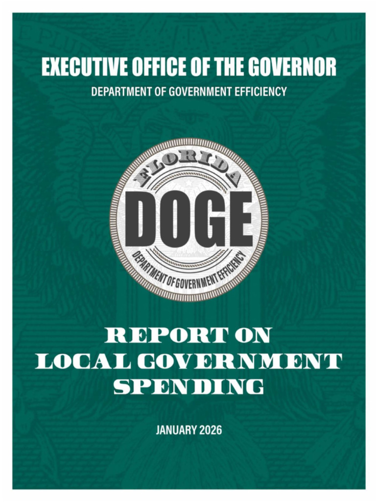 Florida DOGE Report Jan 2026 | PDF | Taxes | Property Tax