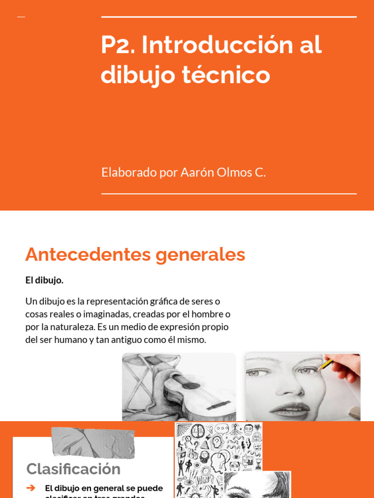 P2_Antecedentes del Dibujo Tecnico | PDF