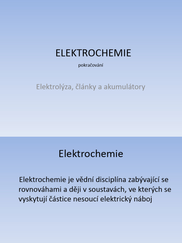 elektrochemie_pokra | PDF