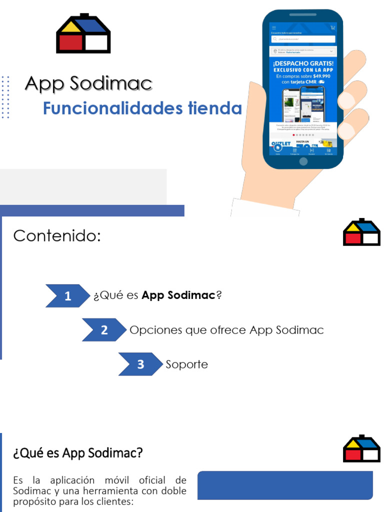 APP-SODIMAC-FUNCIONALIDADES Trabajo Marketing Digital | PDF ...