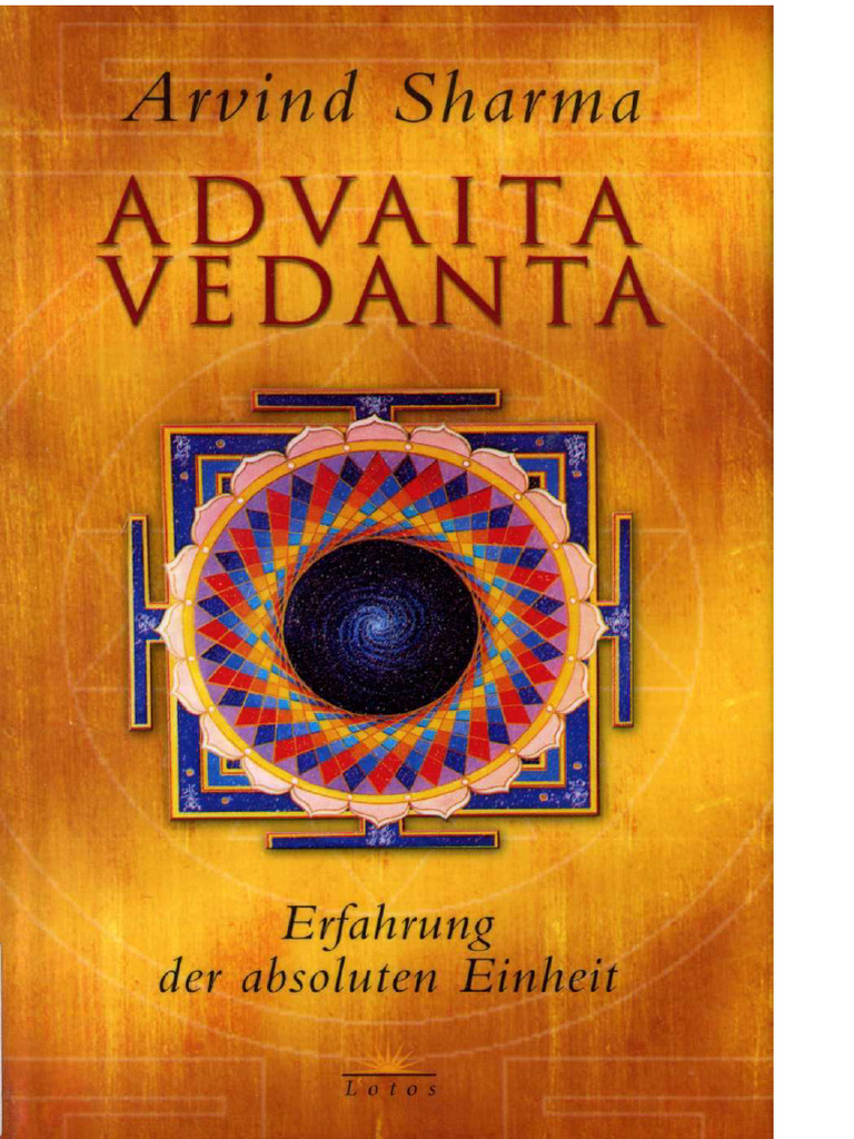 Arvind Sharma - Advaita Vedanta - Erfahrung Der Absoluten Einheit (2006 ...