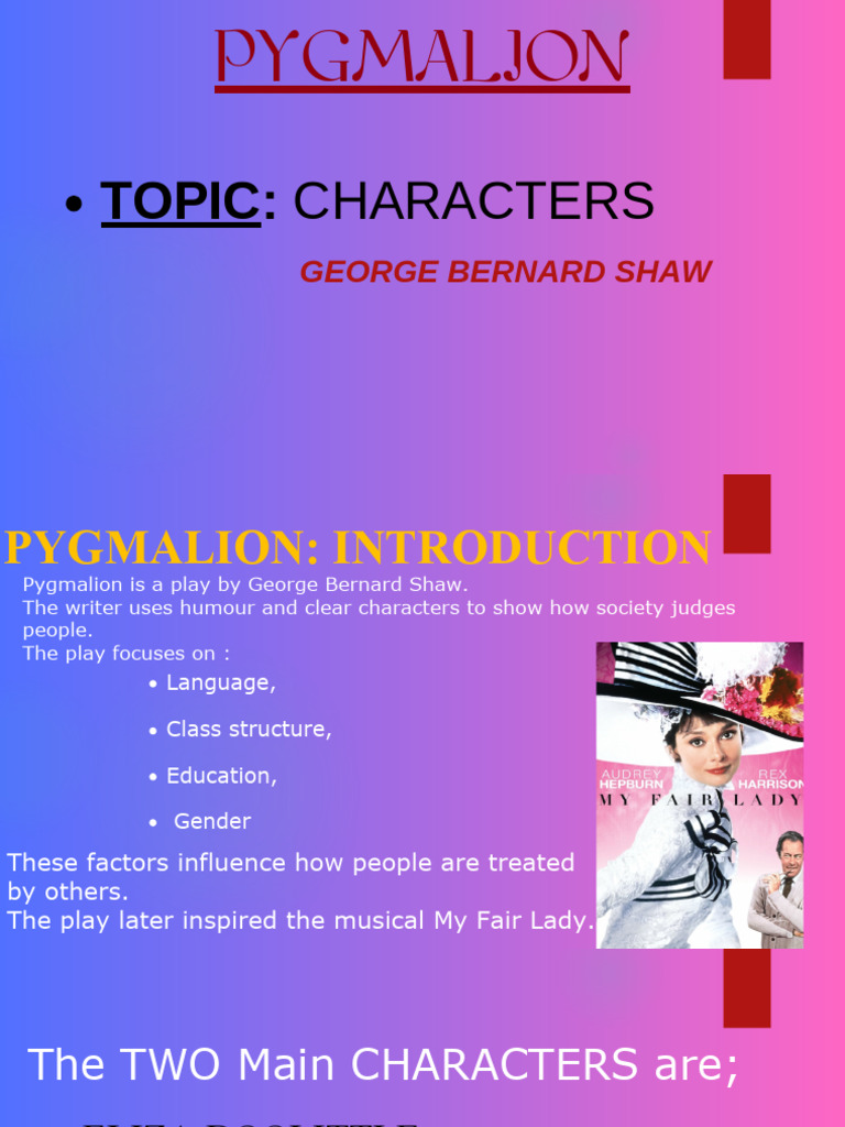 Pygmalion 20260128 201715 0000 | PDF | Pygmalion (Play)