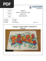 Grade 8 Visual Arts Term 1 Project | PDF | Pencil | Drawing