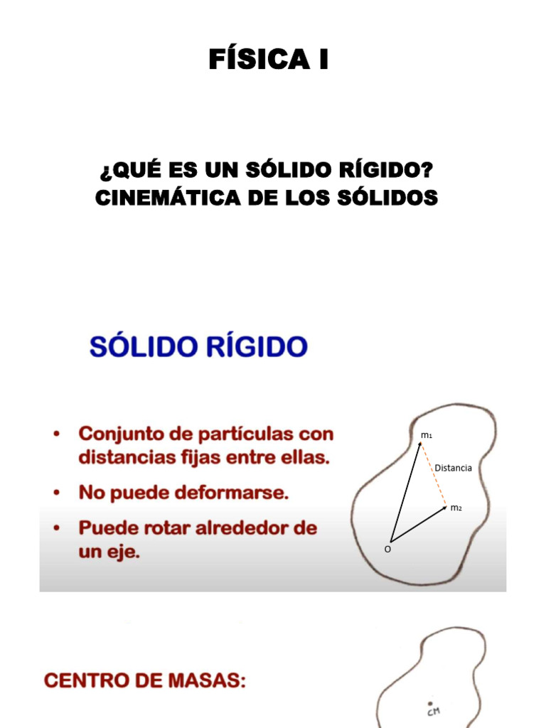 Sesión 17. Cinemática del Sólido Rígido | PDF