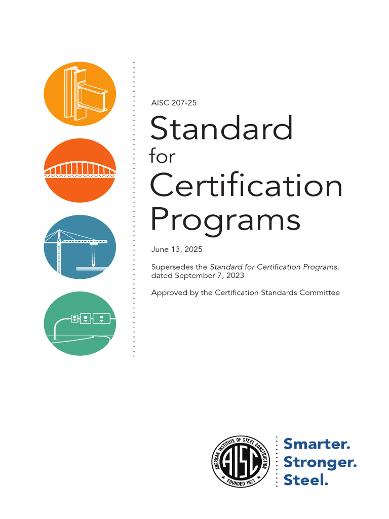 Aisc 207-25 | PDF | Quality Assurance | Business
