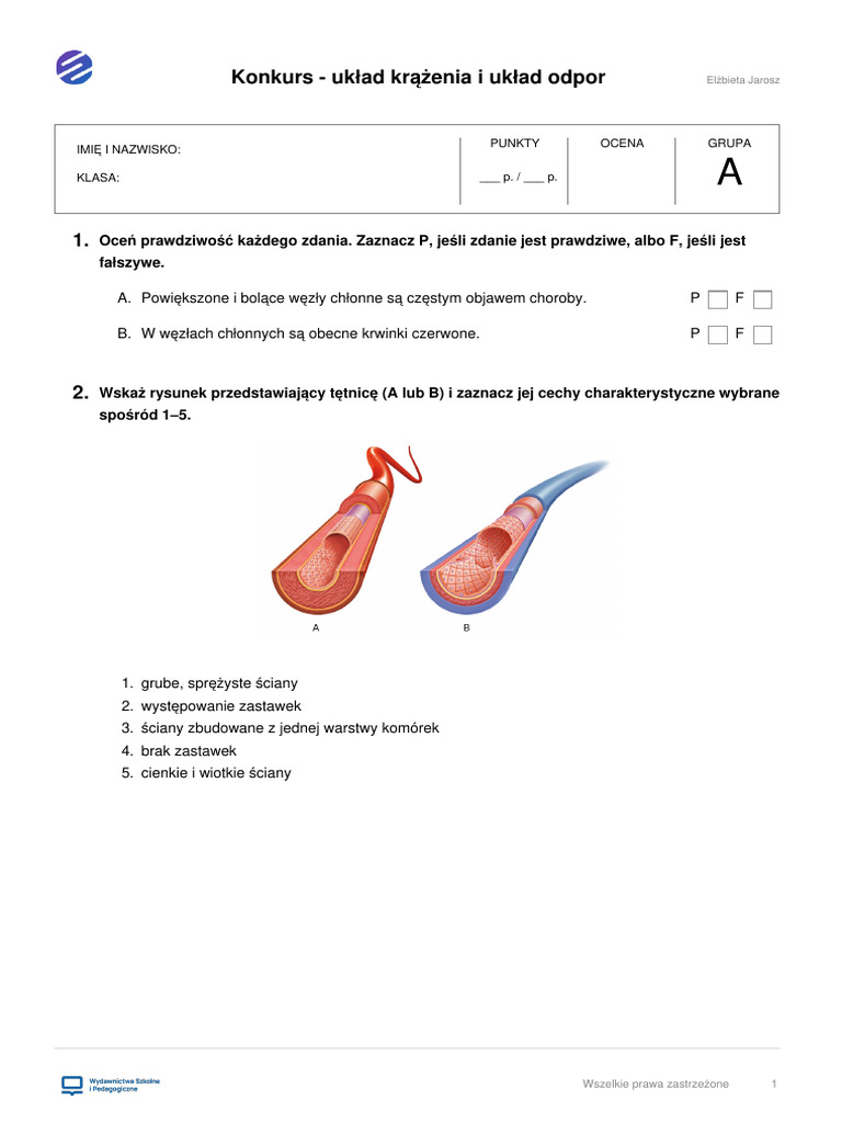 Konkurs Uklad Krazenia I Uklad Odpor Dla Ucznia 20260122 202954 | PDF