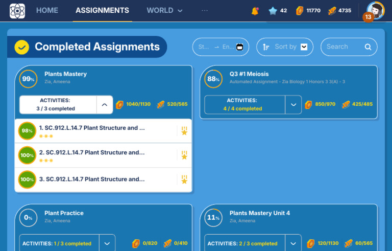 Assignments - Penda World 2 | PDF
