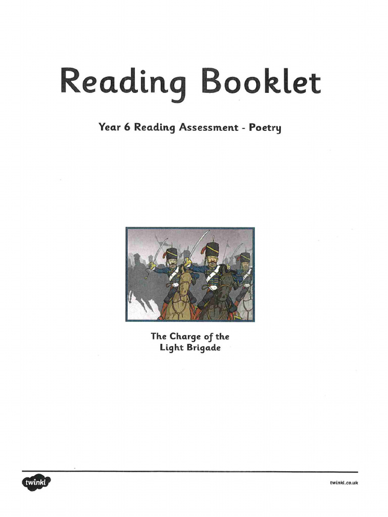 Charge of Light Brigade Year 6 (1) | PDF