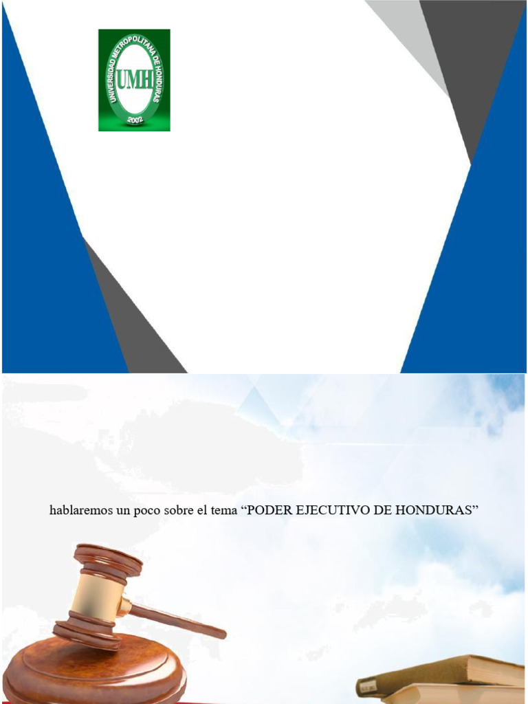 PRESENTACIÓN. - Poder Ejecutivo de Honduras | PDF | Ejecutivo (gobierno ...