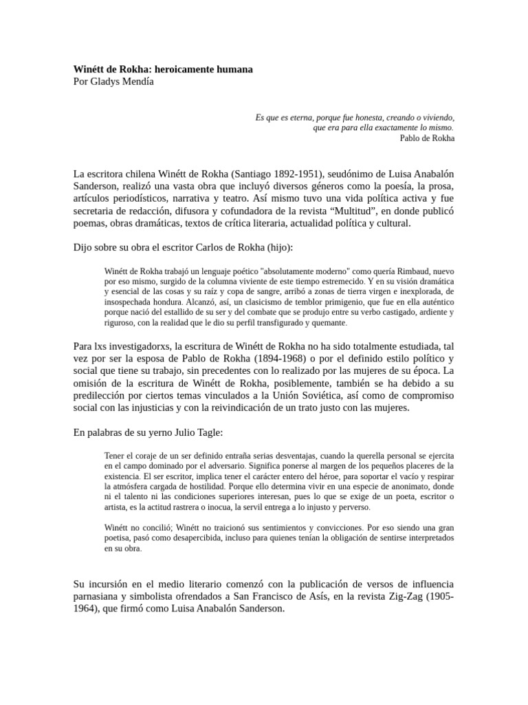 Winétt de Rokha | PDF