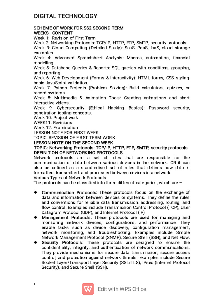 Digital Technology For Ss2 Second Termdg Eq1wsuy | PDF | Cloud ...