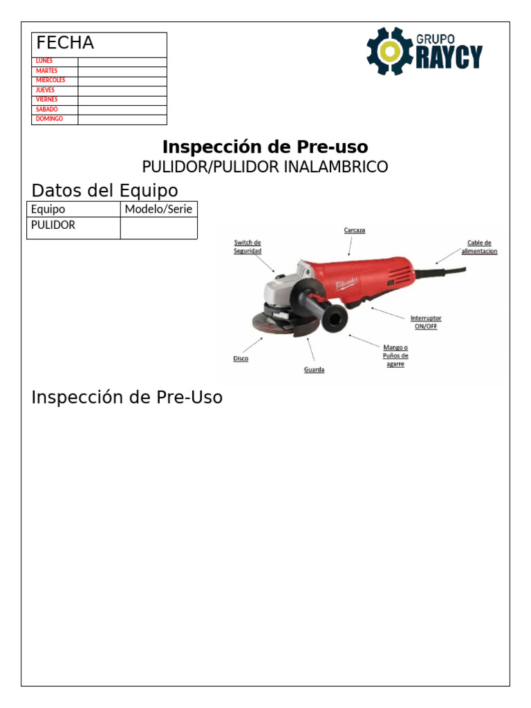Pulidor Checklist 2.0 | PDF