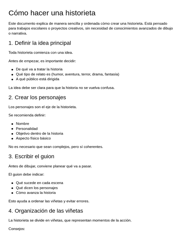 Este Documento Explica de Manera Sencilla y Ordenada Cómo Crear Una ...
