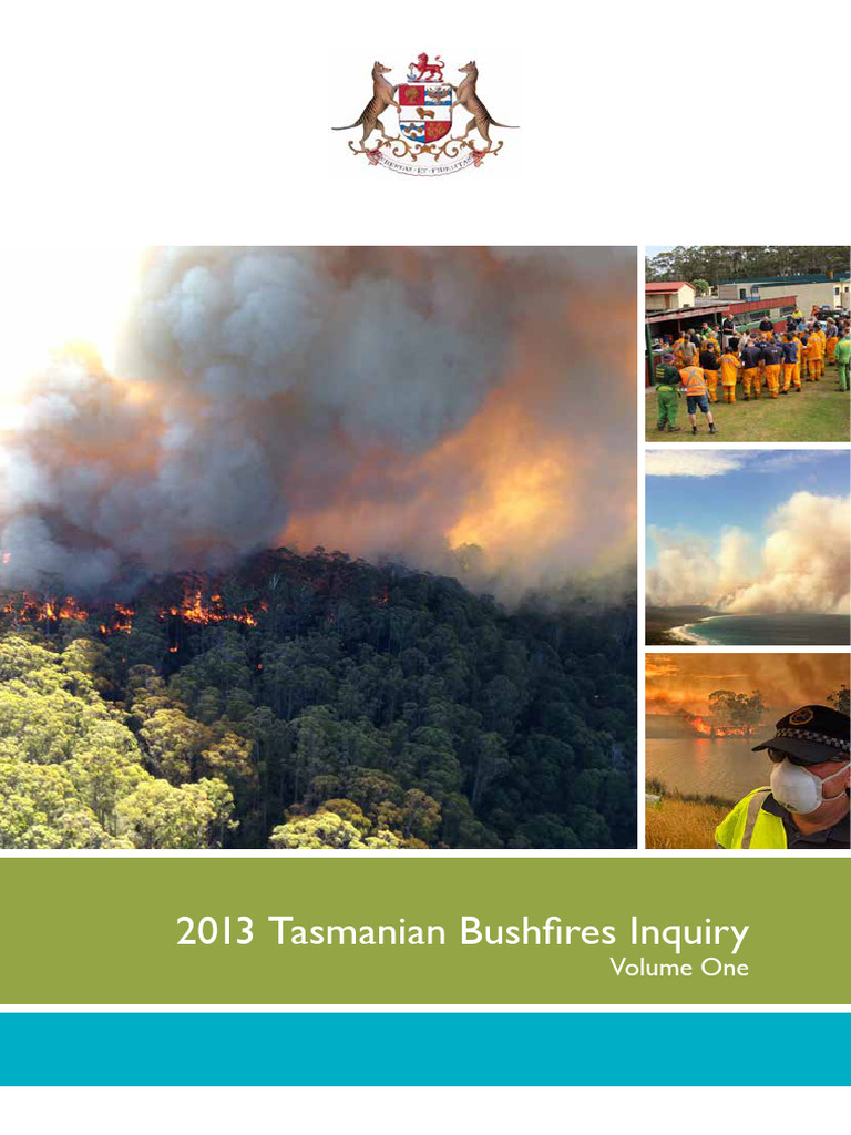 1.tasmanian Bushfires Inquiry Report | PDF | Emergency Management ...