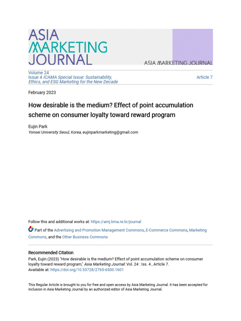 How Desirable is the Medium_ Effect of Point Accumulation Scheme | PDF ...
