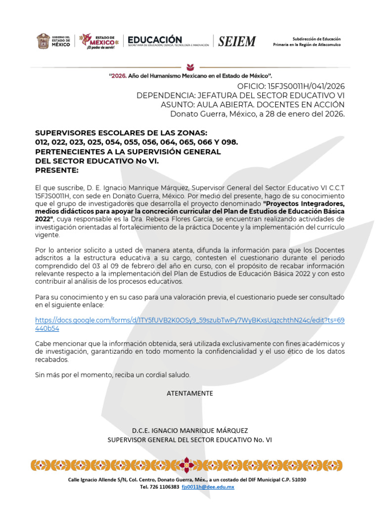 041-2026 Link PLAN de ESTUDIOS. Proyectos Integrad. | PDF | Plan de ...