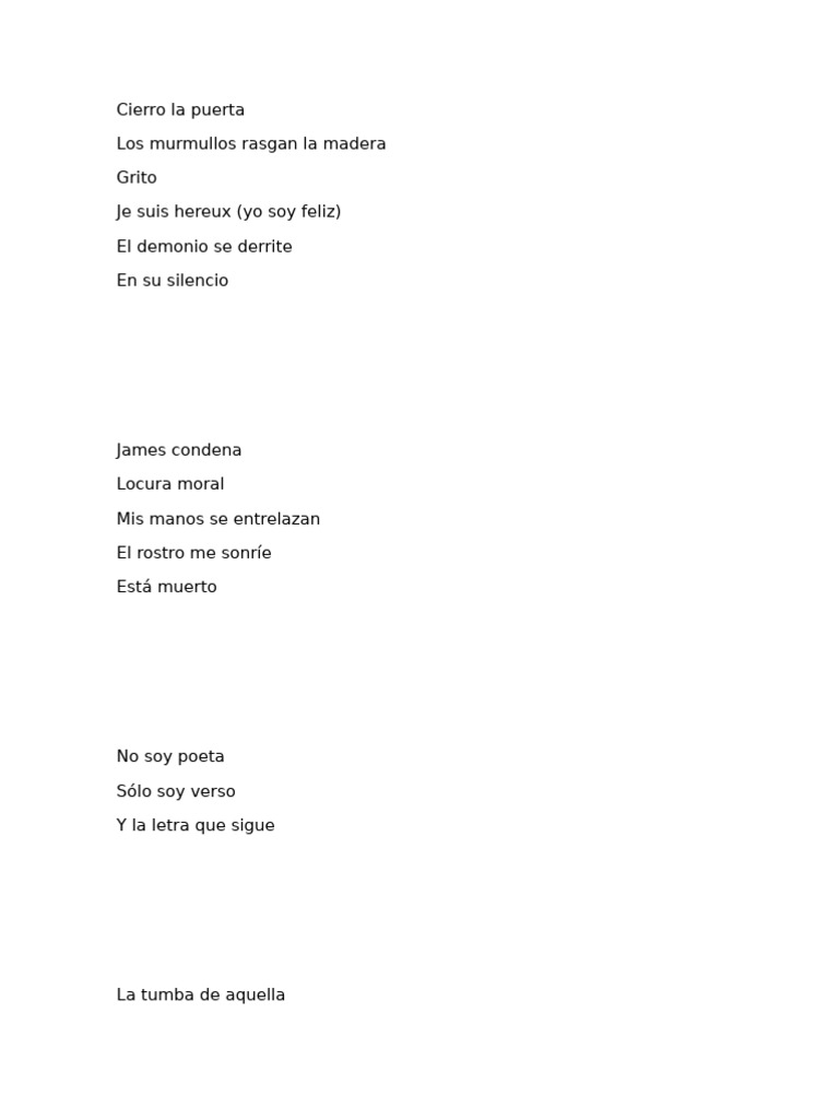 Cierro La Puerta | PDF