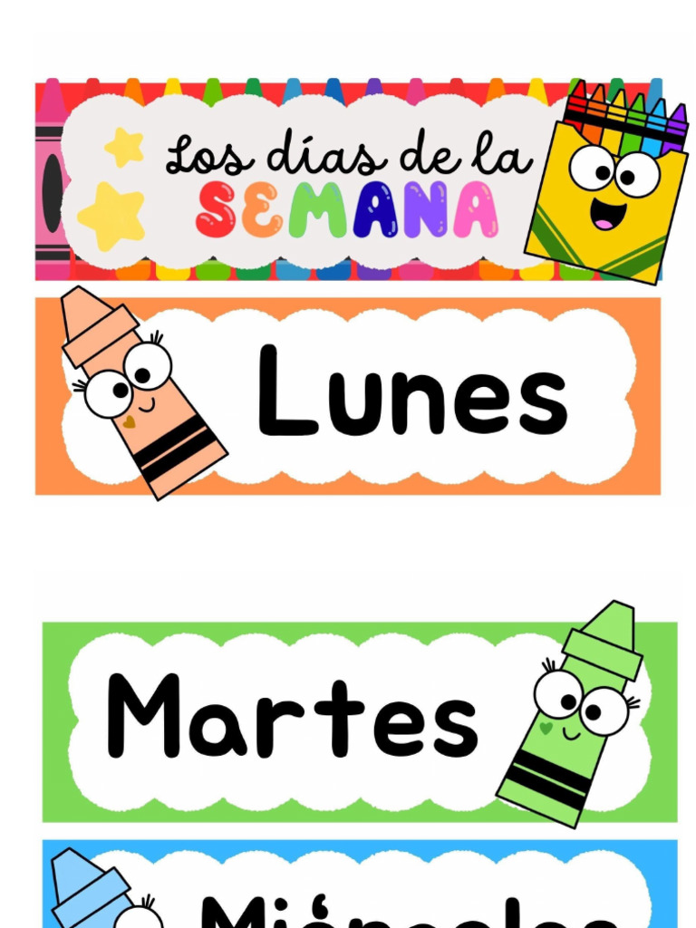 Dias de La Semana | PDF