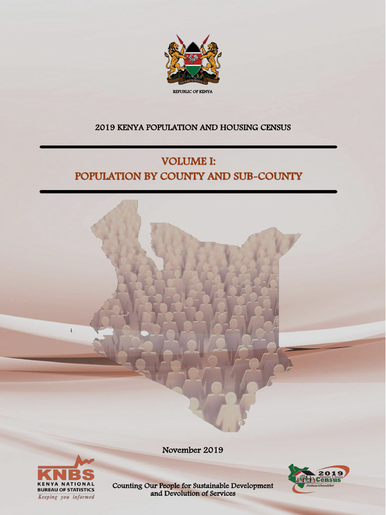 2019 Kenya Population and Housing Census Volume 1 Population by County ...