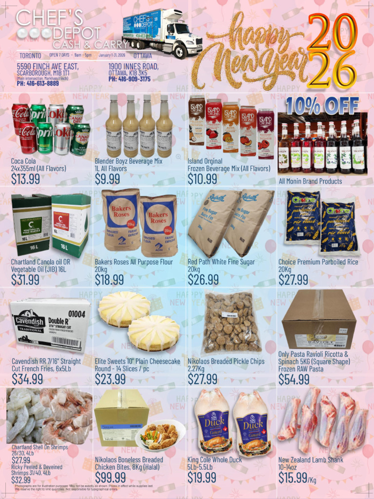 Toronto and Ottawa Store Flyer January 2026 | PDF
