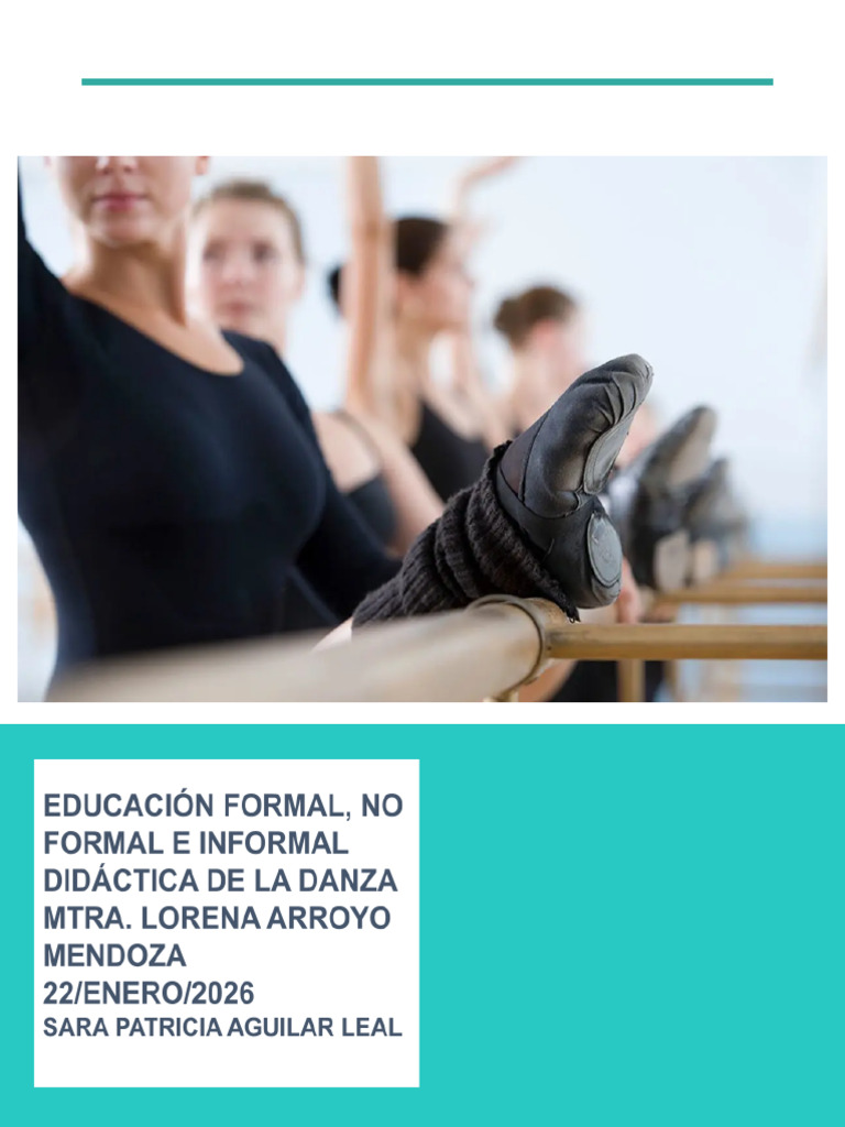 Didáctica de La Danza Act 01.Docx | PDF | Aprendizaje | Enseñando