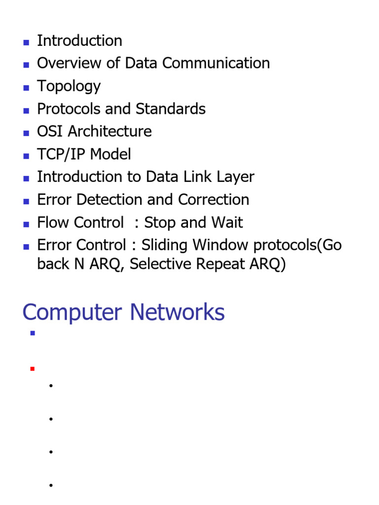 COMPUTER COMMUNICATION NETWORKS | PDF | Computer Network | Osi Model