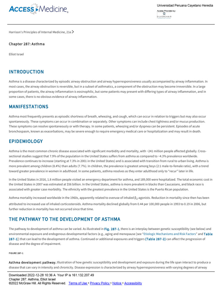 Asthma | PDF | Asthma | Inflammation