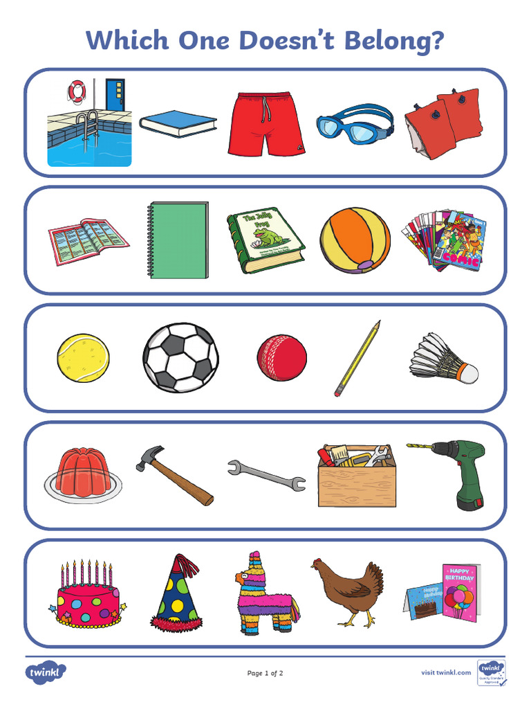t s 1700129600 Which One Doesnt Belong Activity Ver 1 | PDF