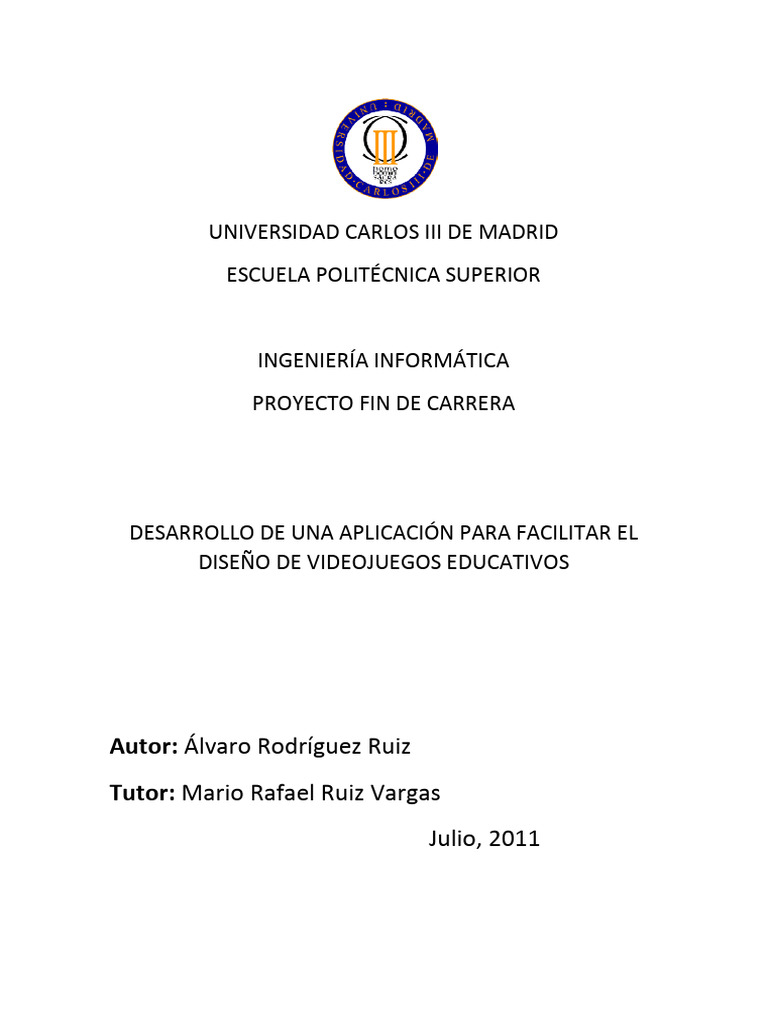 PFC Memoria Alvaro Rodriguez Ruiz | PDF | Aprendizaje | Evaluación