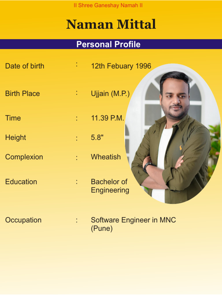Biodata 2 | PDF
