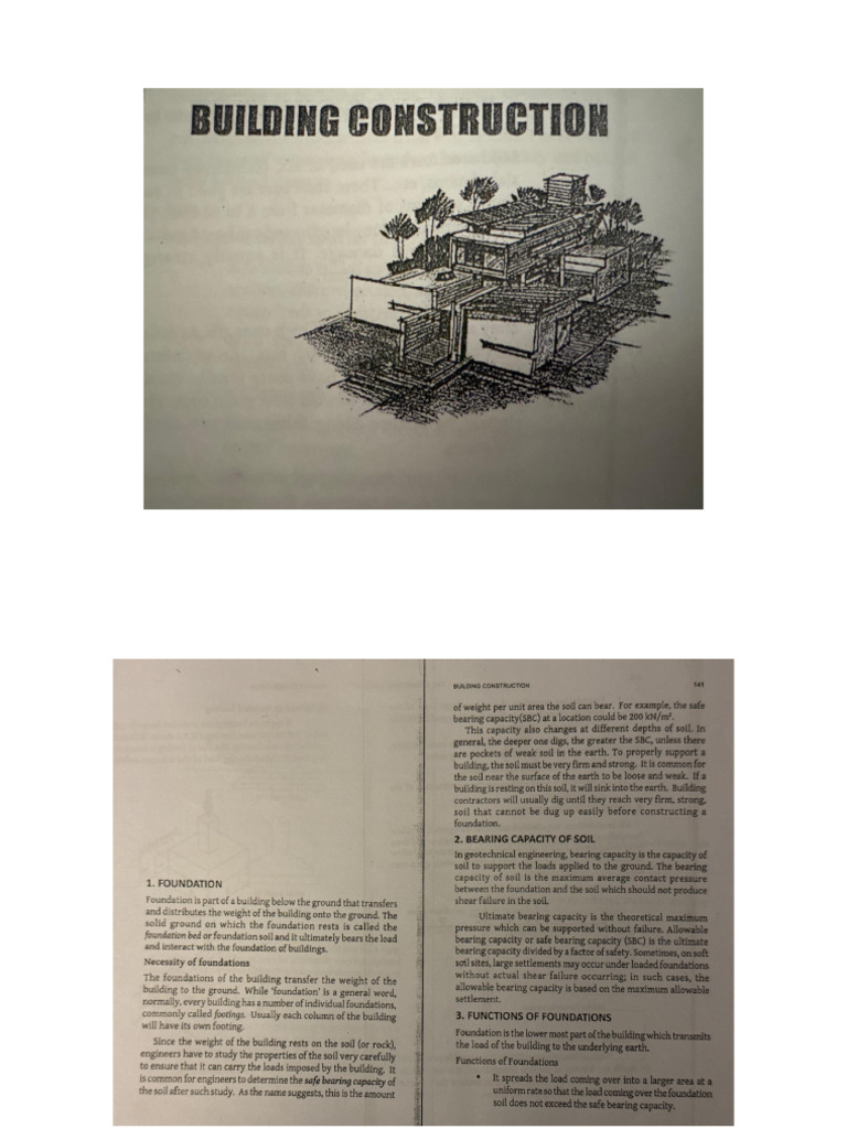 Building Construction - Module 2 | PDF
