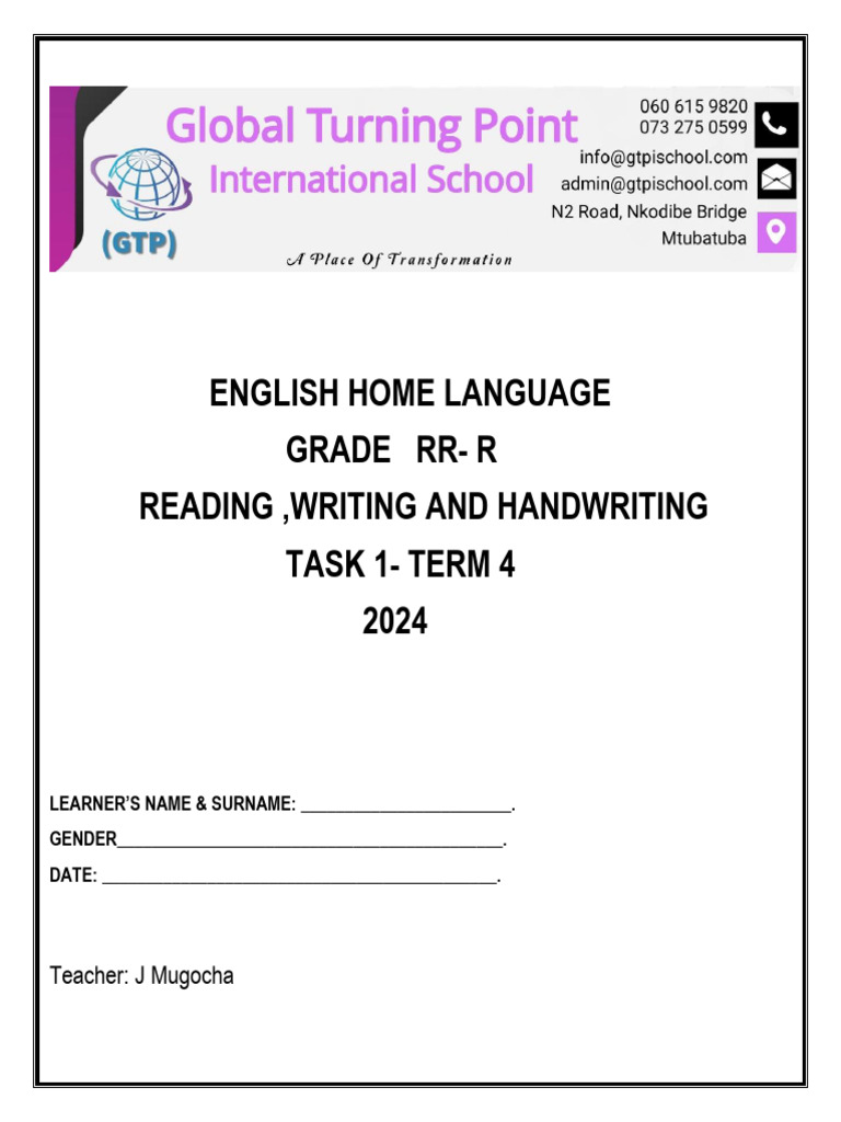 Grade Rr-r English | PDF