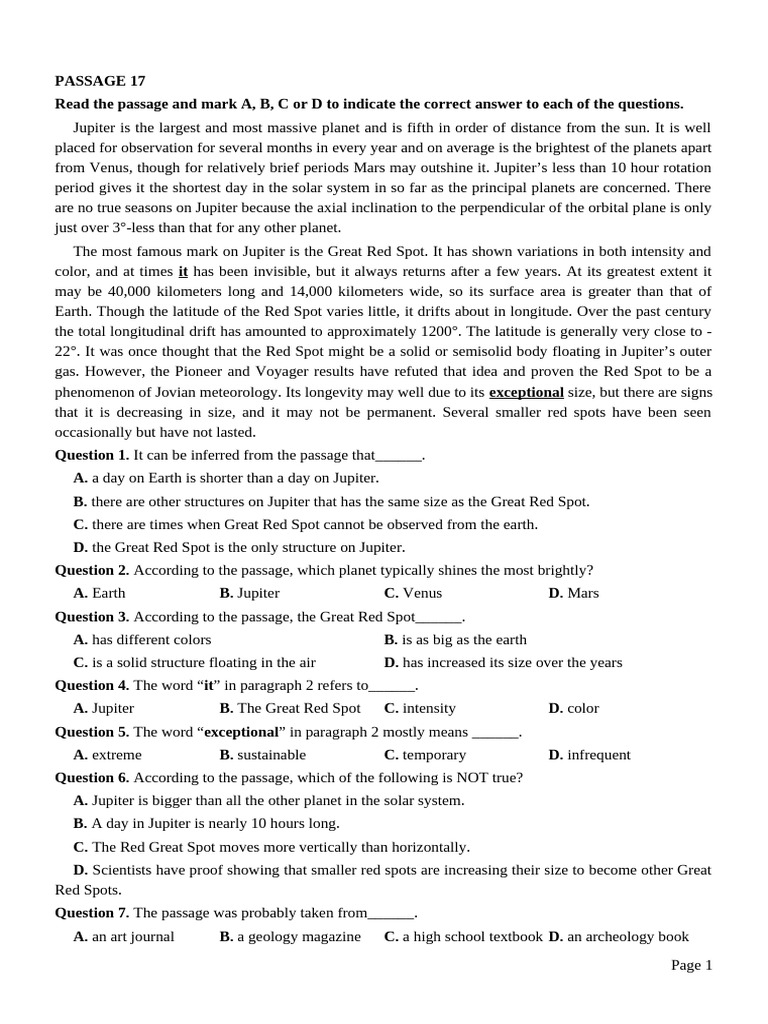 Passage 17 | PDF