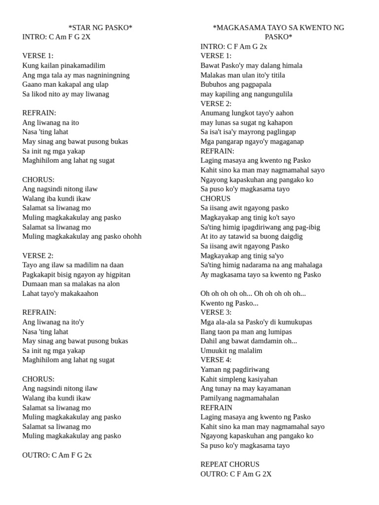 Lyrics | PDF