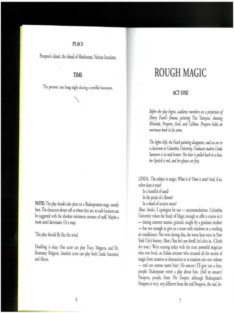 Rough Magic Script | PDF