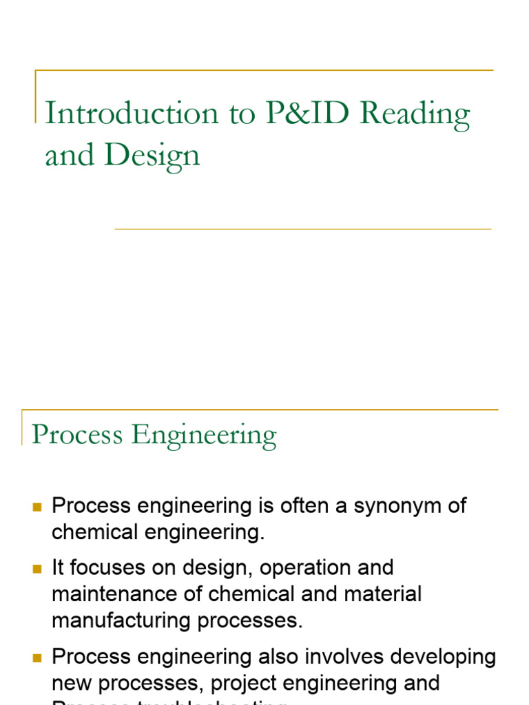 P&ID and PFD | PDF | Instrumentation | Valve