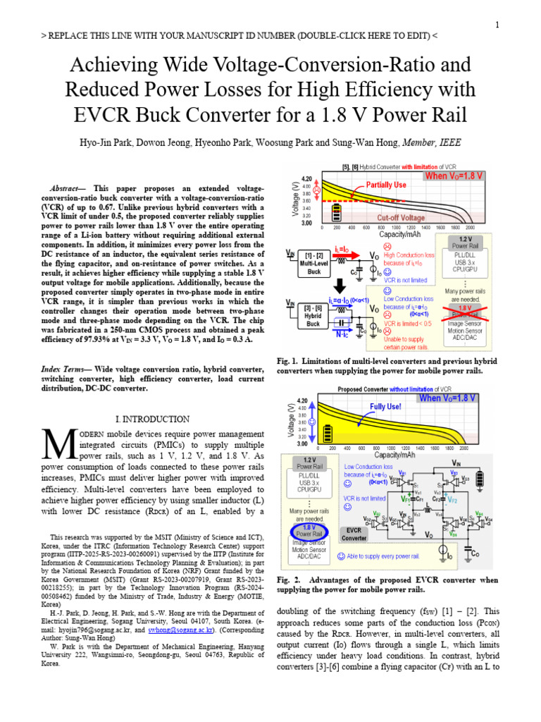 Achieving Wide Voltage-Conversion-Ratio and Reduced Power Losses for ...
